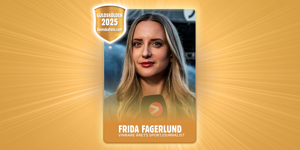 Guldskölden 2025 – Årets sportjournalist – Frida Fagerlund - SvenskaFans