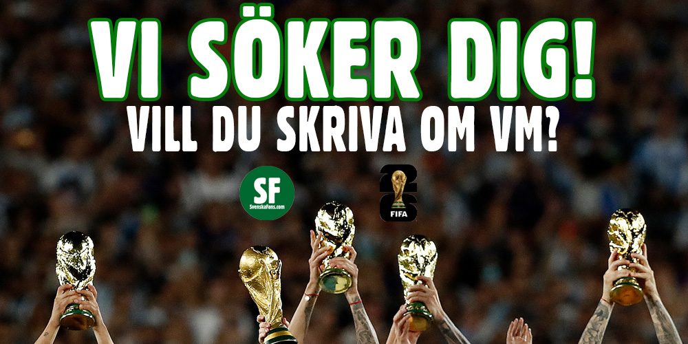 Vill du bevaka VM 2026 med SvenskaFans? - SvenskaFans